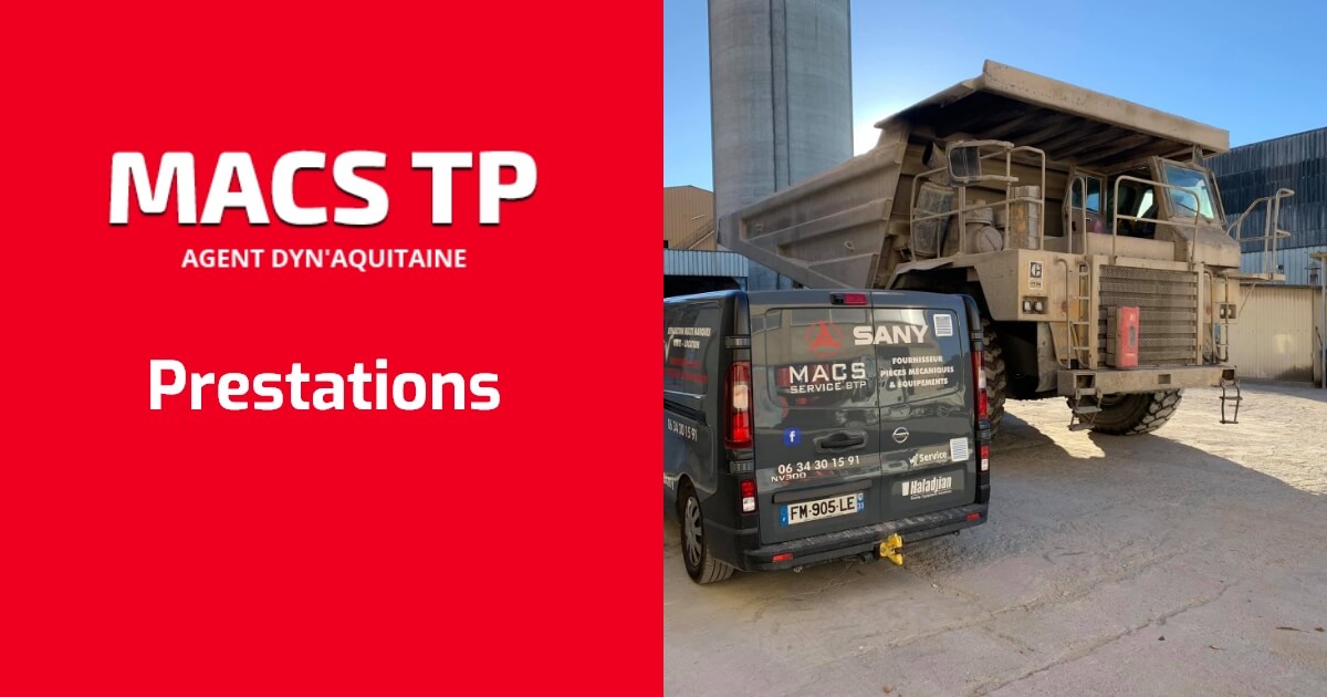 Vendeur et réparateur d’engins de TP à Bordeaux